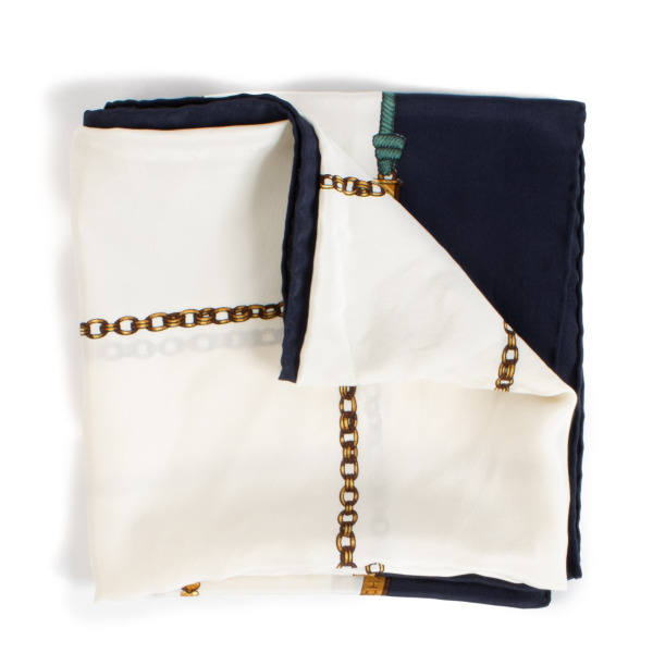 Chanel Multicolor Silk Scarf Labellov Buy and Sell Authentic Luxury