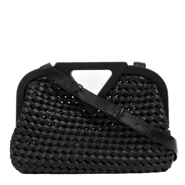 Bottega Veneta Black Medium Point Bag Labellov Buy and Sell Authentic ...