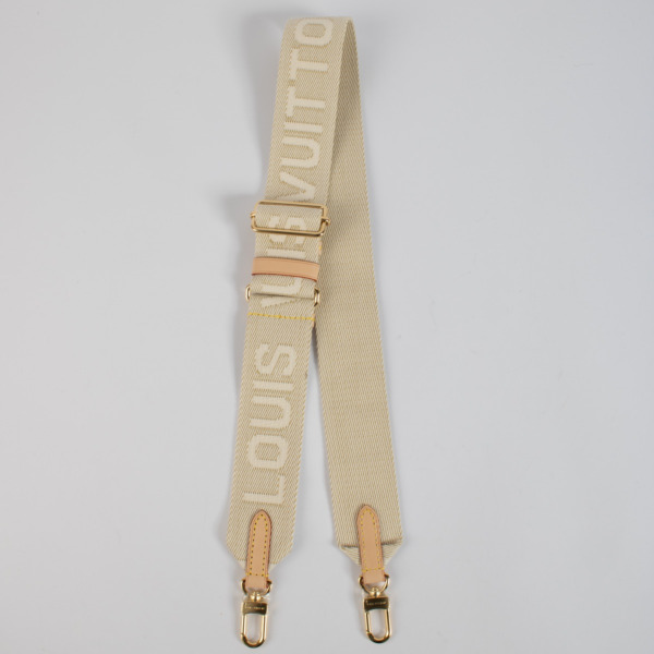 Louis Vuitton Beige High Rise Strap Labellov Buy and Sell Authentic Luxury