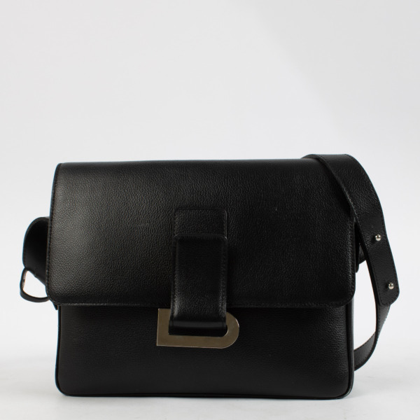 Delvaux Black Poirier Crossbody Bag Labellov Buy and Sell Authentic Luxury