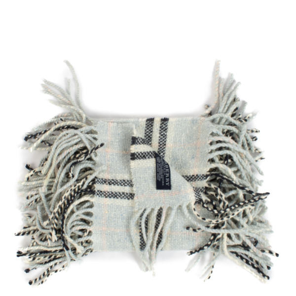 Burberry Baby Blue Check Scarf Labellov Buy and Sell Authentic Luxury
