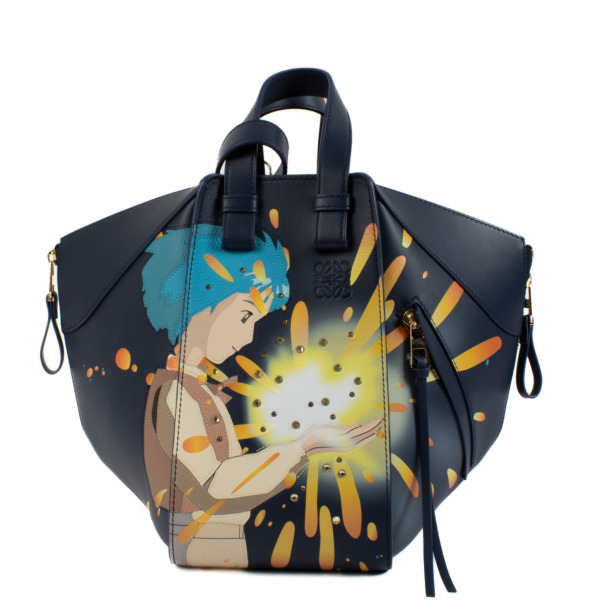 Loewe x Howl's Moving Castle Magical Sky Small Hammock Bag Labellov Buy ...