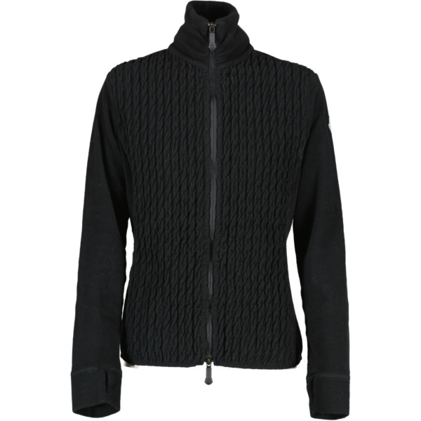 Moncler Black Textured Fleece Jacket - Size L Labellov Buy and Sell ...