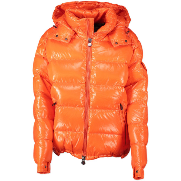 Moncler Orange Puffer Jacket Size 2 Labellov Buy and Sell Authentic Luxury