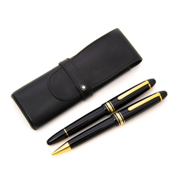 Montblanc Meisterstuck Pen And Pencil Black Labellov Buy and Sell ...
