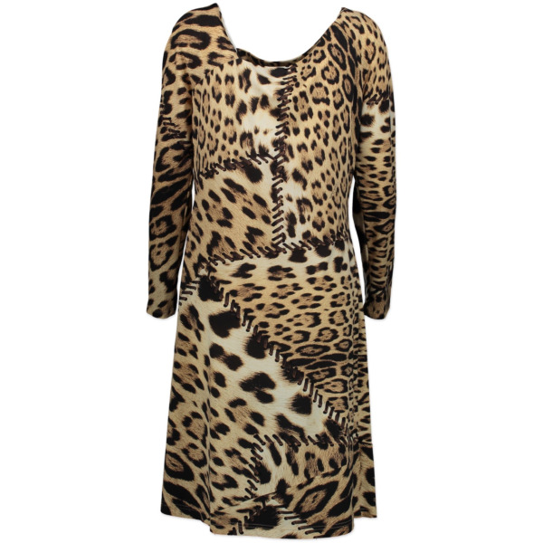 Roberto Cavalli Leopard Print Bodycon Dress Labellov Buy and Sell ...