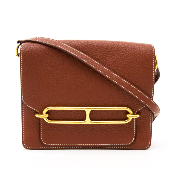 Hermès Roulis Clemence Taurillon Shoulderbag Labellov Buy and Sell ...