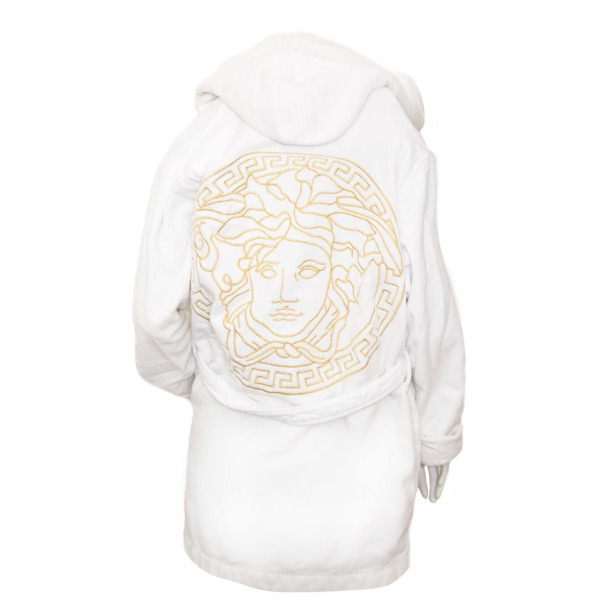 Versace White Medusa Bathrobe - size M Labellov Buy and Sell Authentic ...